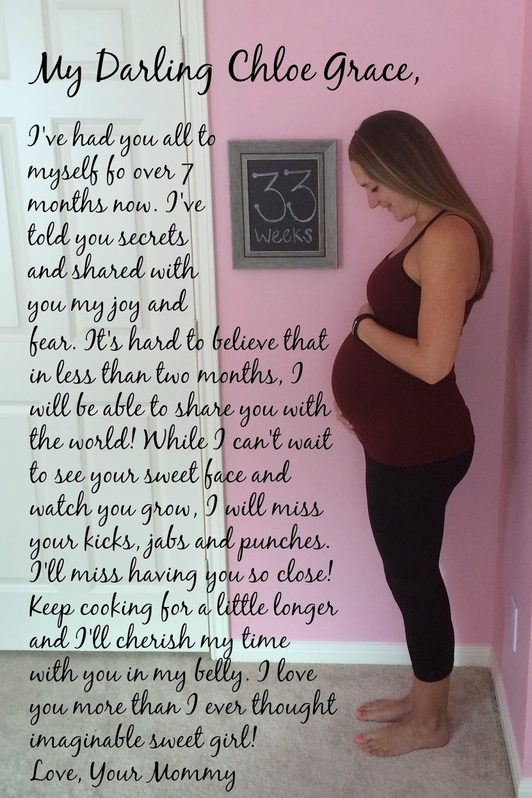 33 Week Bumpdate - Amy's Balancing Act