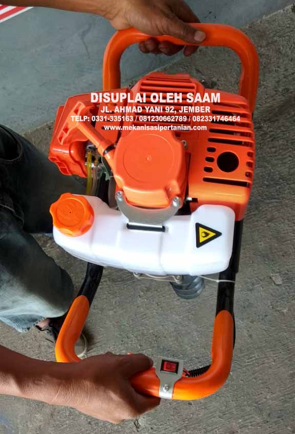MESIN BOR TANAH 52C + MATA BOR DIAMETER 30CM ~ Santoso Advance ...