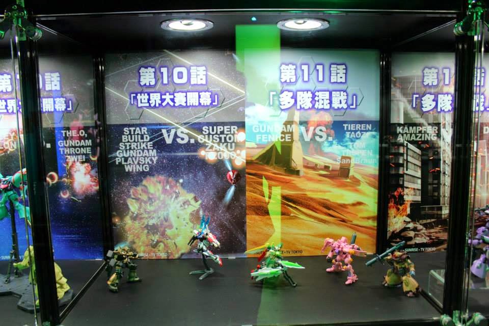 GUNDAM GUY: Gundam Build Fighters 'Every Episode Battle' Diorama - On ...