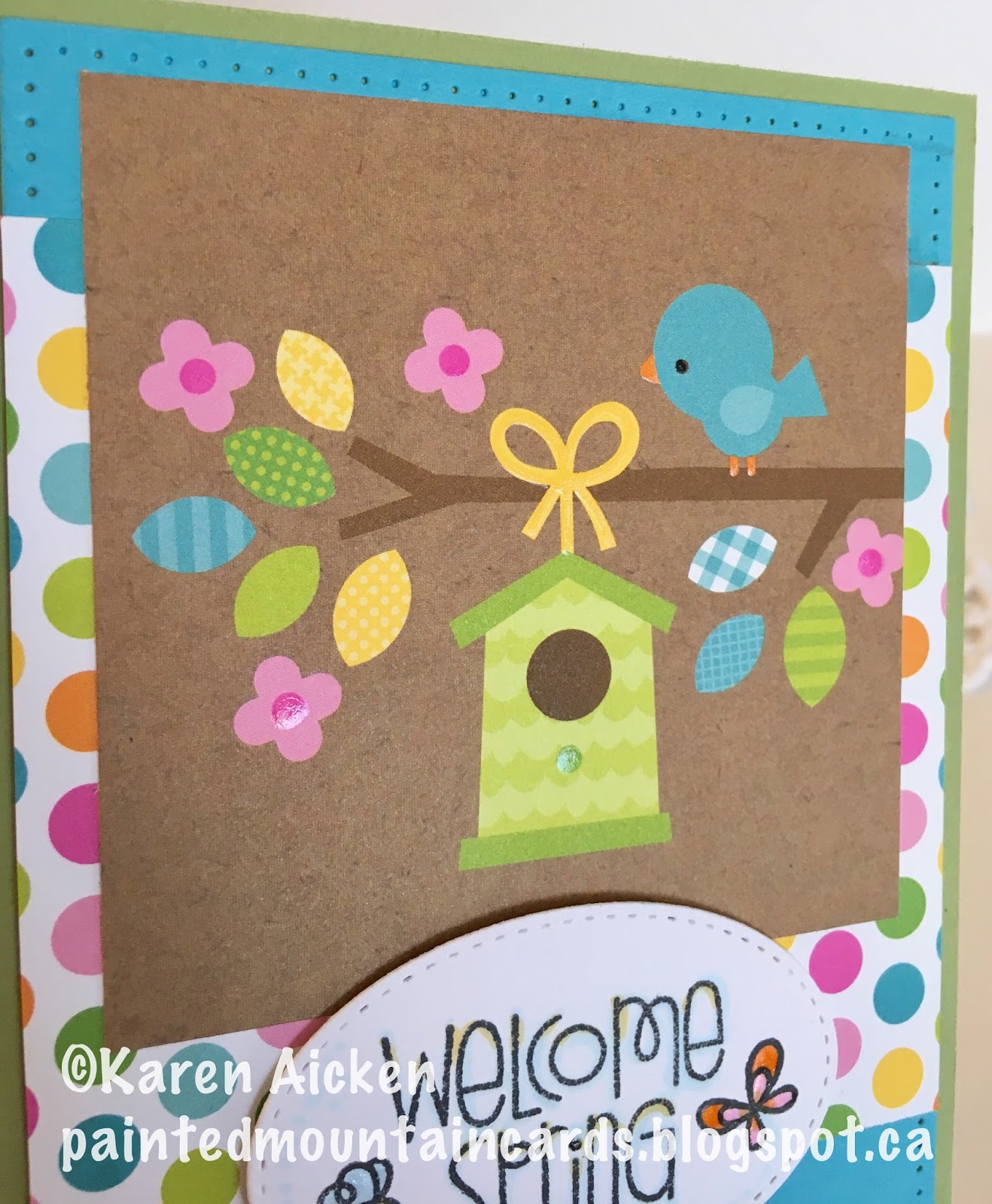 Painted Mountain Cards: Spring Cards and Treat Boxes