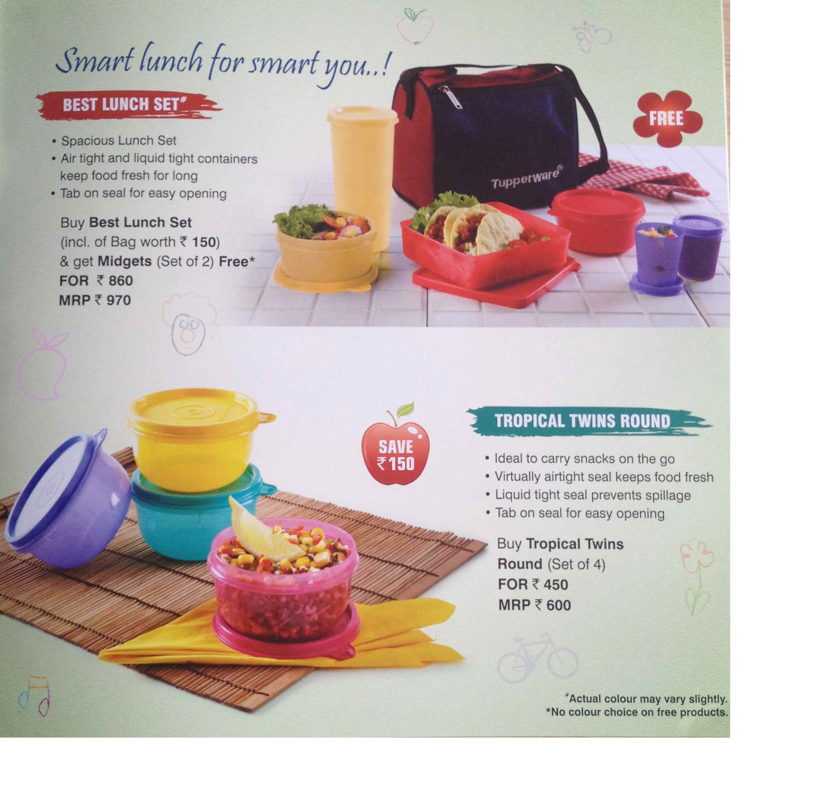 Tupperware sales: Tupperware India Flyer June 2014 / Tupperware ...