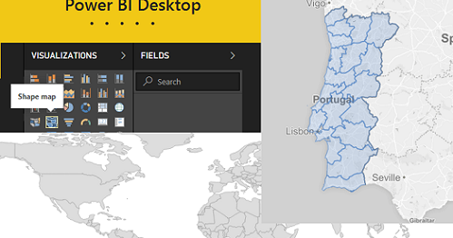 100 Shape Maps para PowerBI Desktop