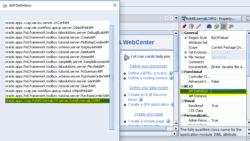 Oracle Applications Blog Create Lov Using Oaf Personalization