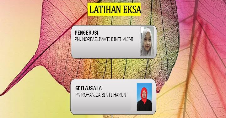 EKSA KK PENAGA: CARTA ORGANISASI LATIHAN