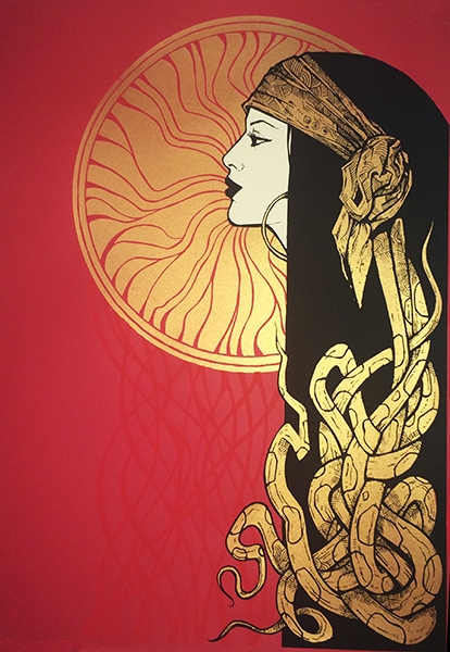 INSIDE THE ROCK POSTER FRAME BLOG: Malleus Sole Art Print Release