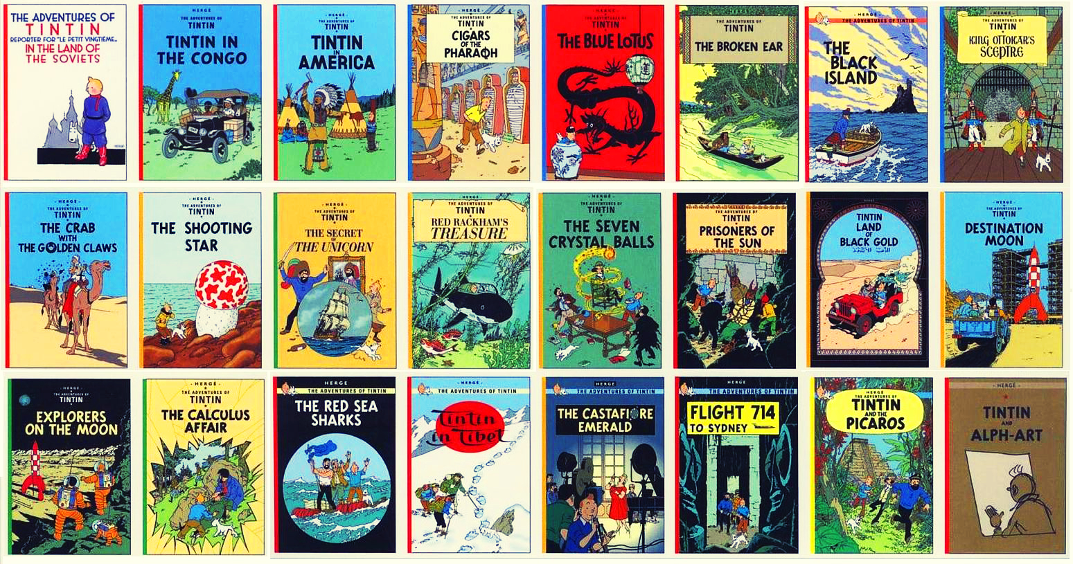 Tintin Collection Pack : Comic, Movies, TV Serial, ALL IN ONE ! - Farah ...