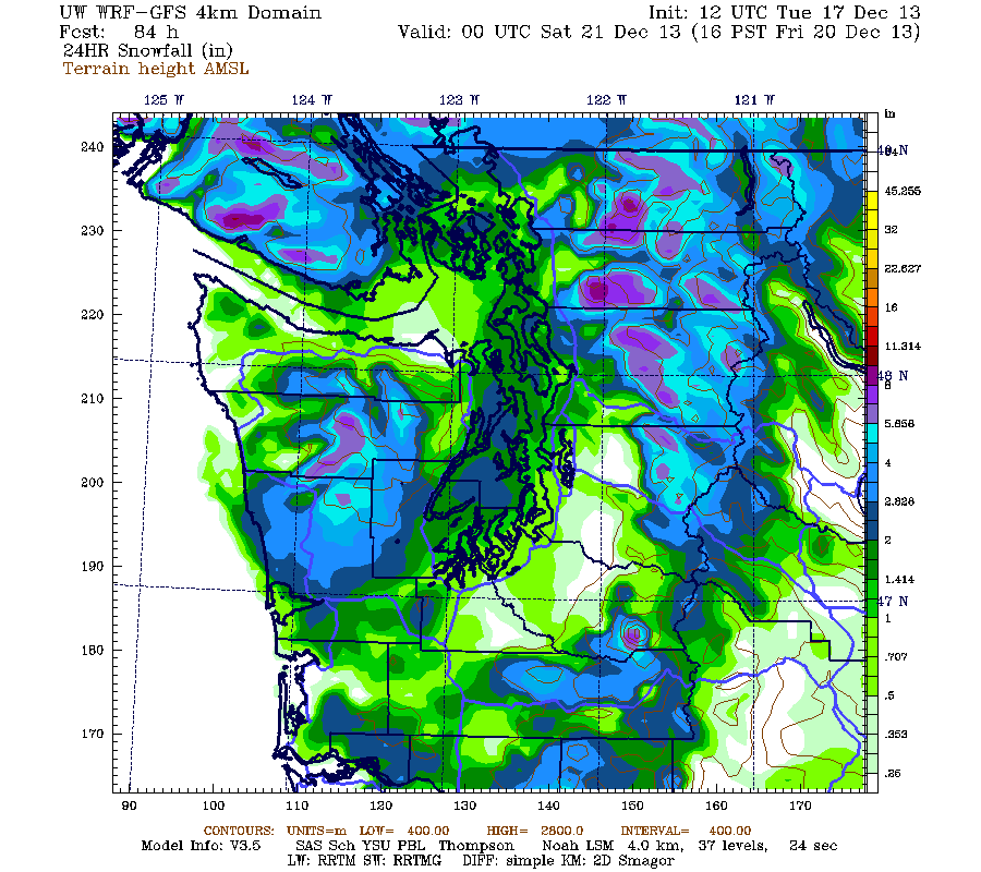 Snow on Friday and Another LAWES Scale Revision - Charlie's Weather