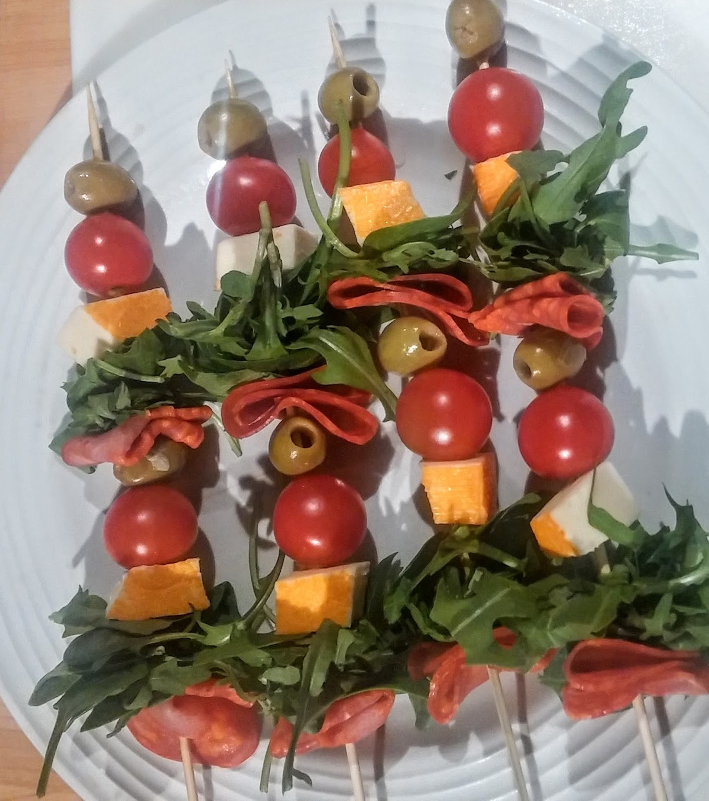 Easy Continental Canapes - Raw Rhubarb - Fit Food and Recipes