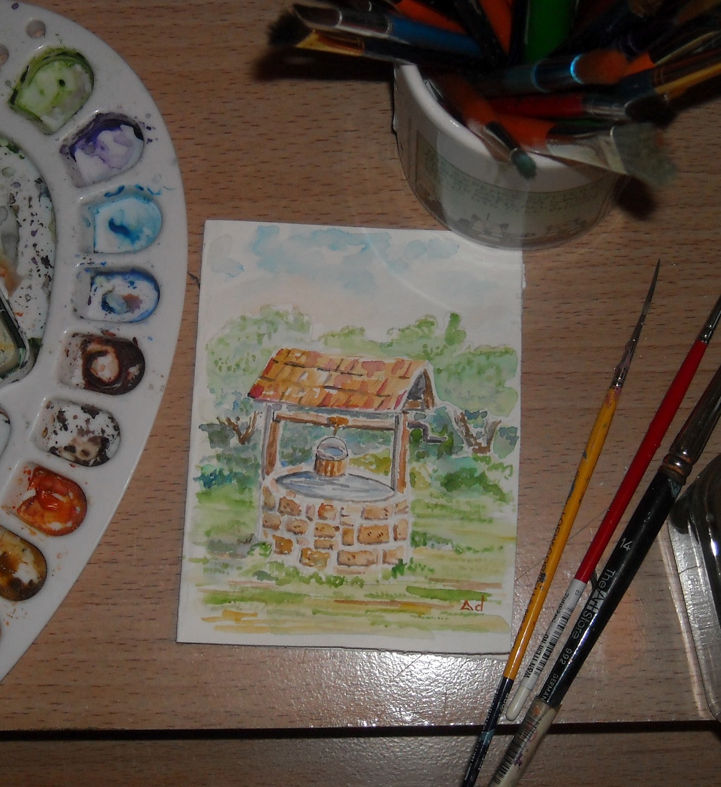 How to Draw Worksheets for The Young Artist: How to Draw a Well: Art ...