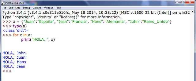 APRENDER A PROGRAMAR CON PYTHON: BUCLE FOR/IN