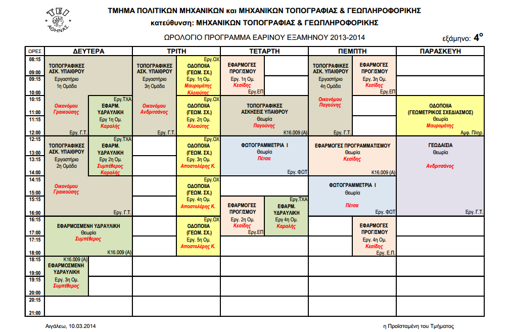 Π.Α.Σ.Π. ΠΟΛΙΤΙΚΩΝ ΜΗΧΑΝΙΚΩΝ ΤΕ ΚΑΙ ΜΗΧΑΝΙΚΩΝ ΤΟΠΟΓΡΑΦΙΑΣ ΚΑΙ ...