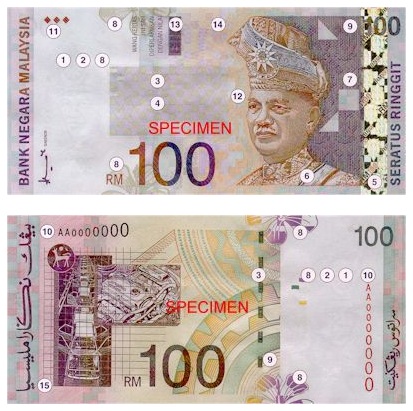 satu cara jitu: Ciri Keaslian RM 100 3rd Series