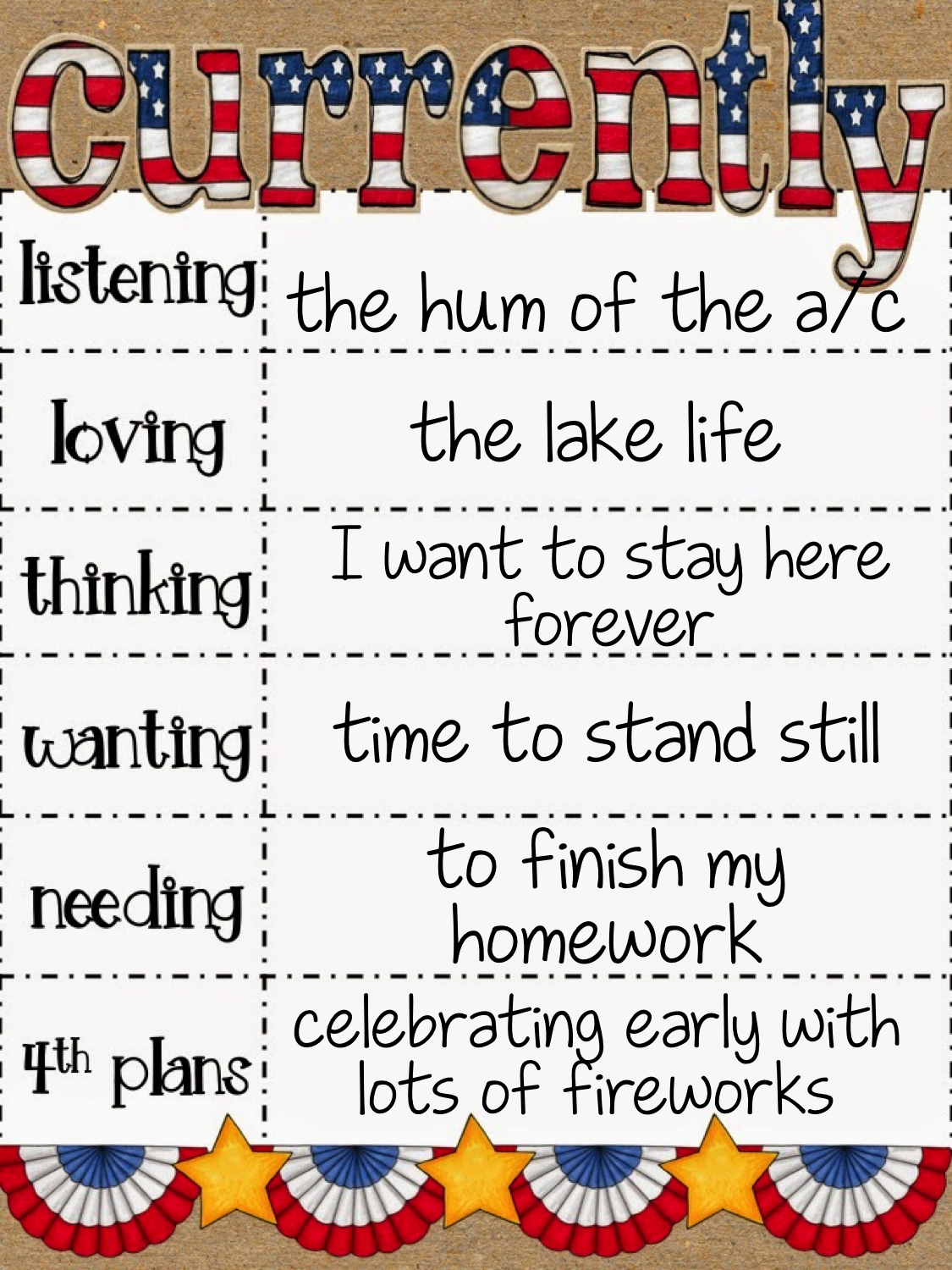 July is Here - Mrs. Pauley's Kindergarten