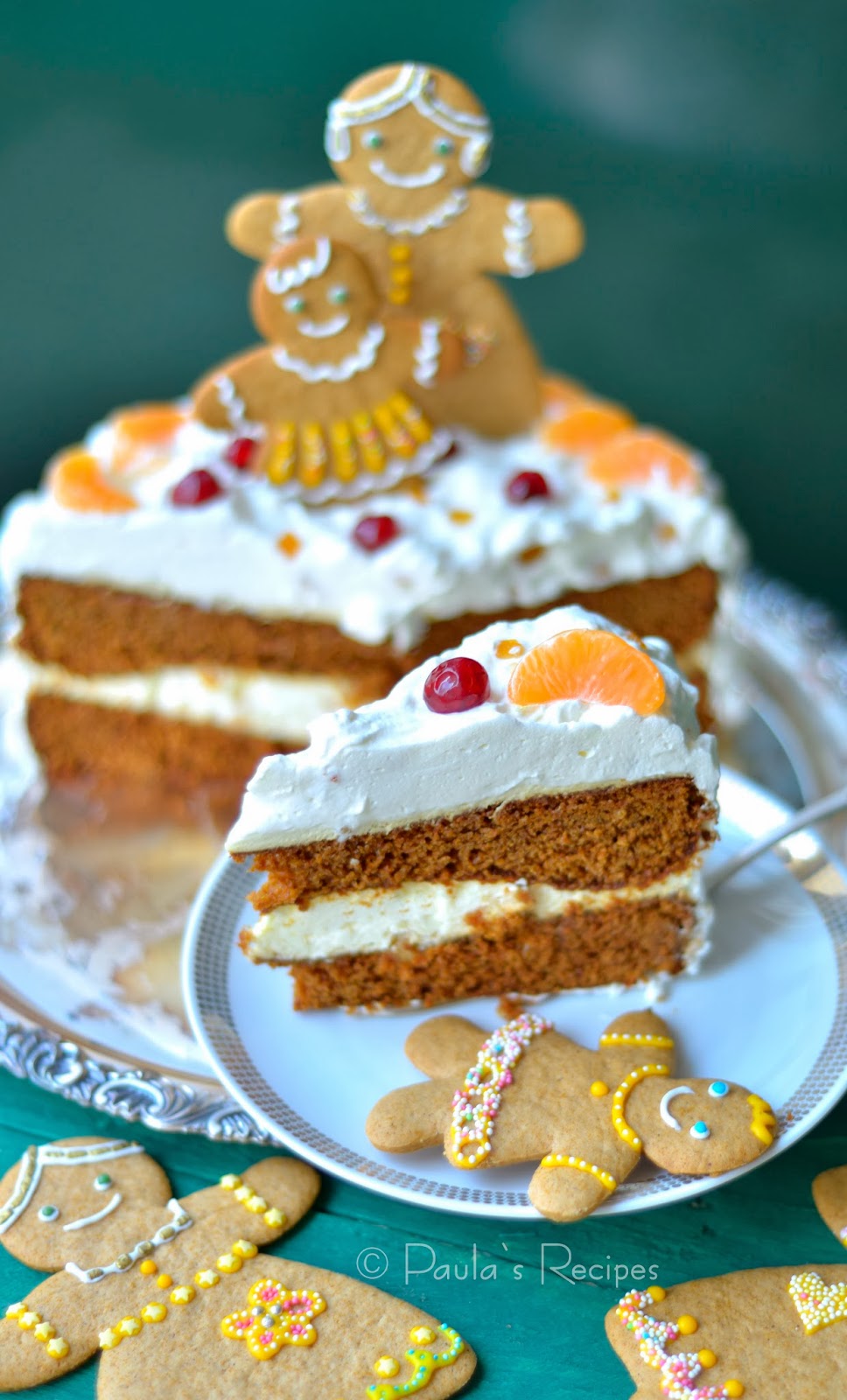 Paula's Recipes: Christmas Gingerbread Cake / Lebkuchen - Torte