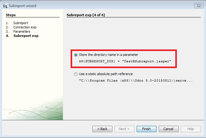 How to add subreport in jasper report using iReport