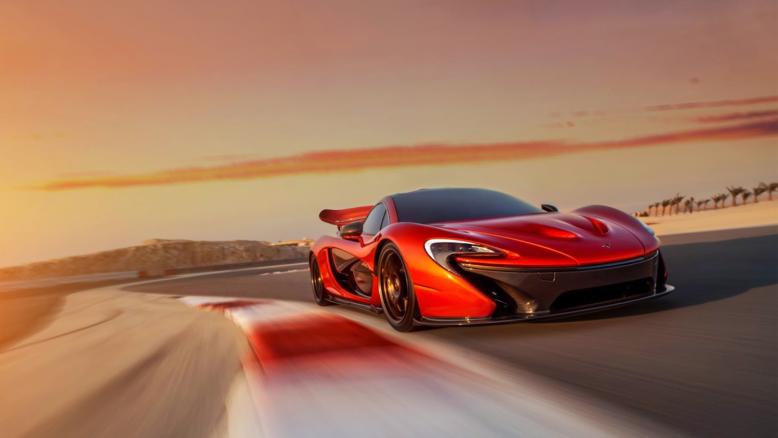 Wallpaper Mobil Sport McLaren Merah Keren