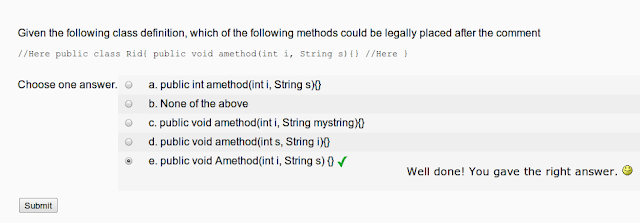 DO U KNOW IT: TCS ILP JAVA QUIZ ANSWERS