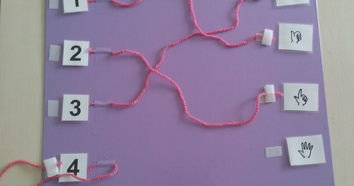 idéesautisme: Apprendre à relier deux éléments