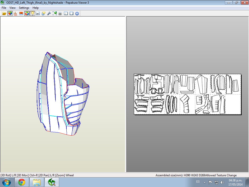 Tutorial pepakura designer 3 - sjsno