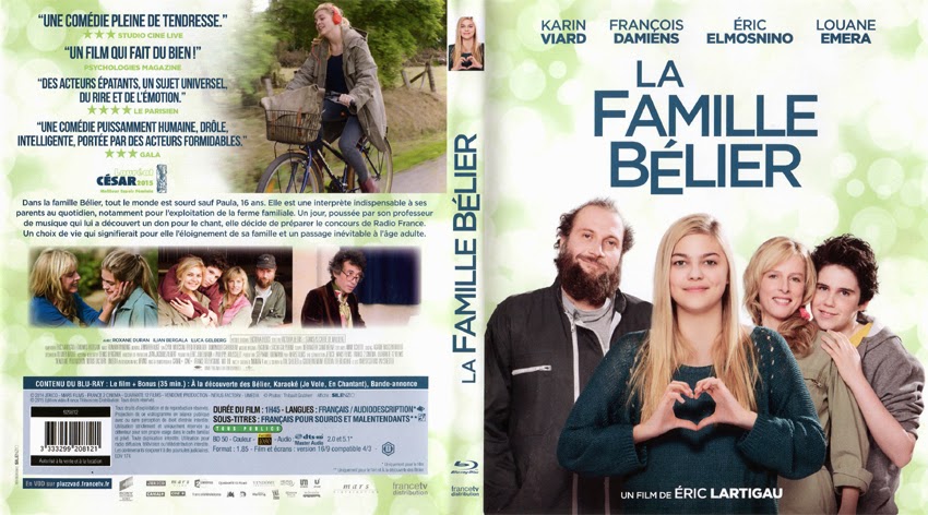 BLU-RAY JAQUETTES BLU-RAY: La Famille Bélier