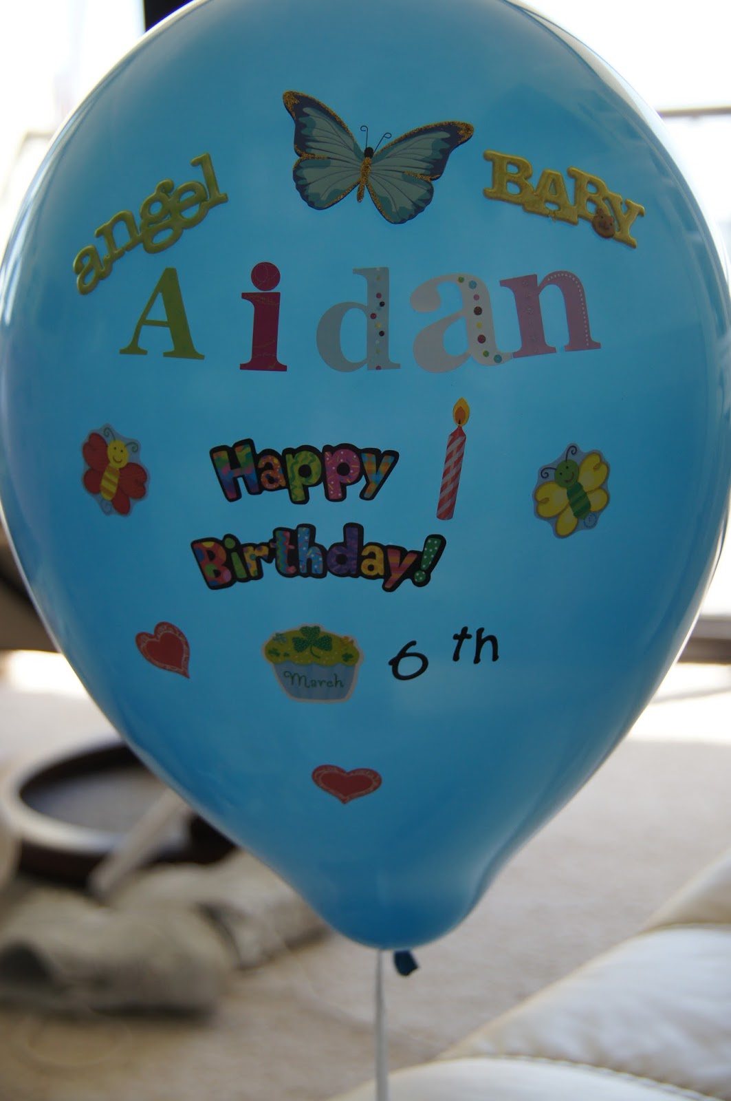 Fittsie's Angel Birthday Balloons: Ocean Side Balloon Release for Aidan ...