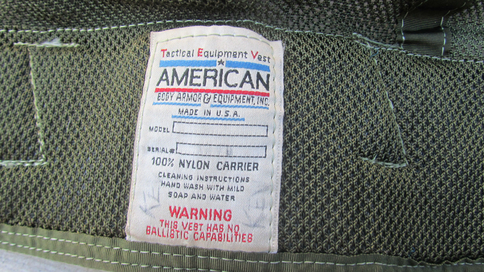 Webbingbabel: ABA QRV Tactical Equipment Vest - Woodland