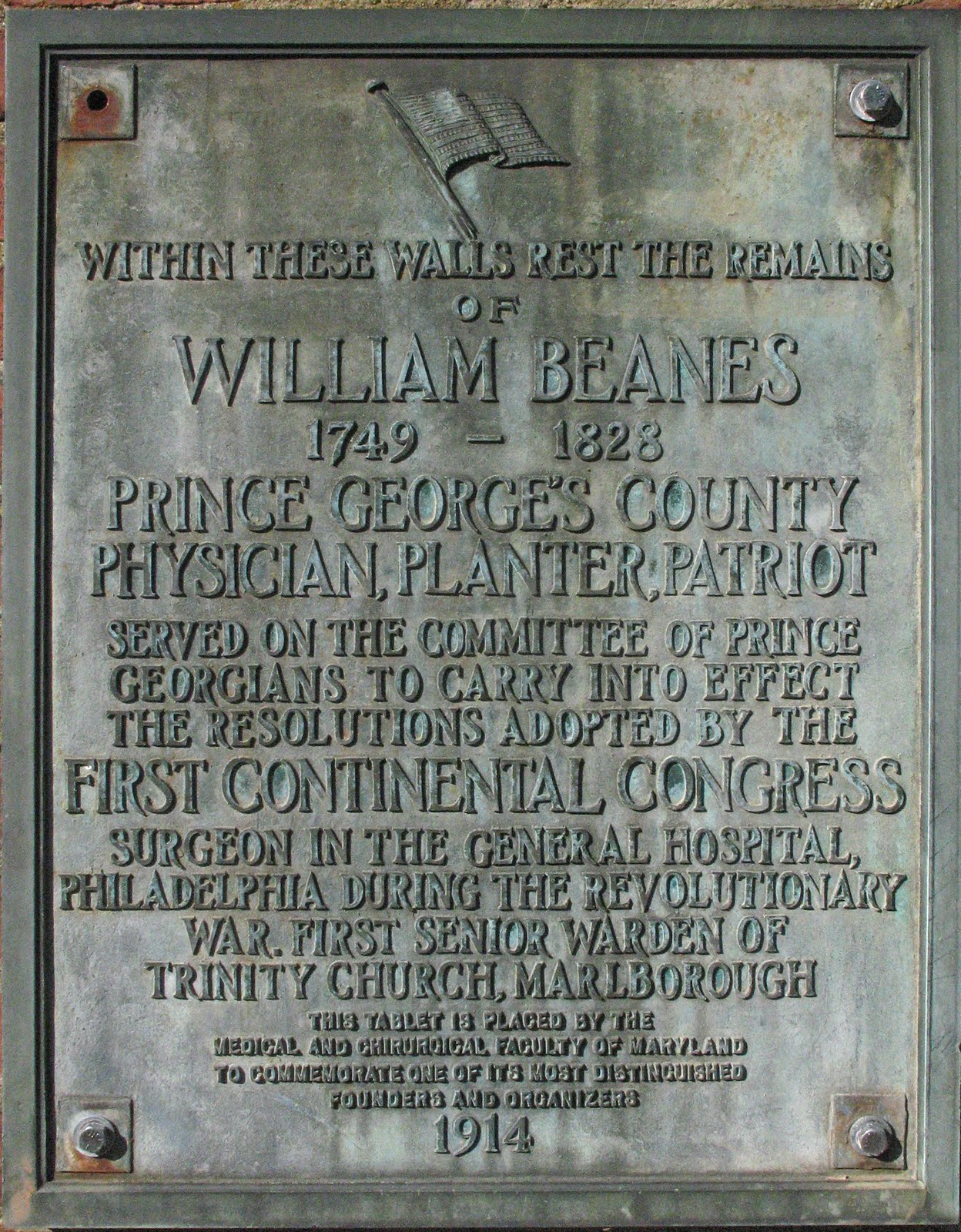 Landmarks: Dr. Beanes' Grave