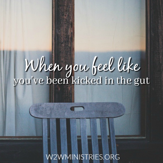 Woman to Woman: When You've Been Kicked in the Gut