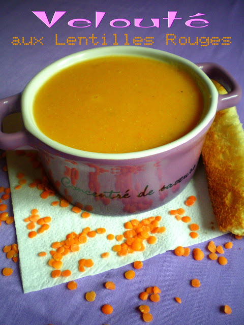 Pourquoi se priver quand c'est bon et léger?: Velouté aux lentilles ...