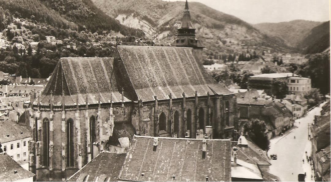 Erdélyi régi fotók: Fekete templom ( Brassó)