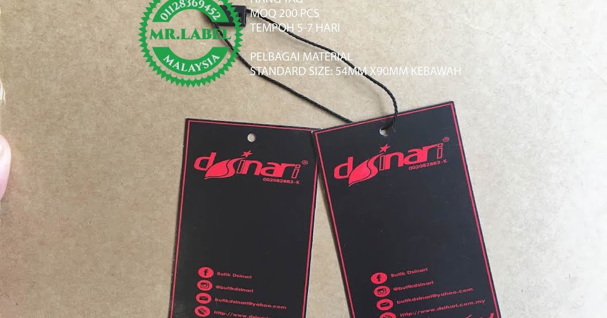 Tag Pulau Pinang - MrLabel | Label Design Terbaru Malaysia Brunei Singapore