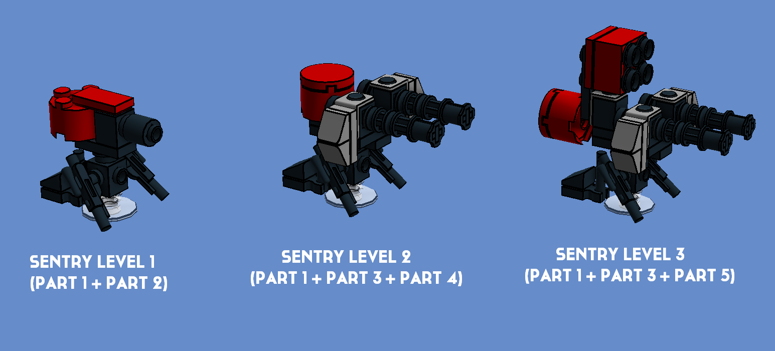 Caos Espacial: LEGO Team Fortress 2 - Sentry Turret