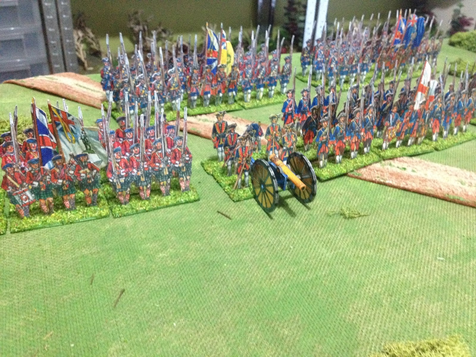 Grid based wargaming - but not always: Jacobite Raising Paper Soldier ...