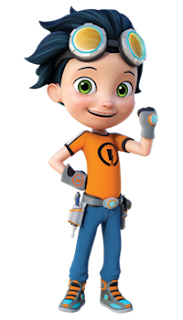 Cartoon Characters: Rusty Rivets (PNG)