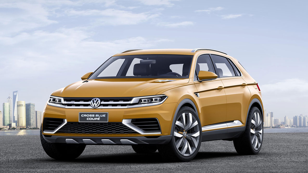 New Volkswagen CrossBlue Coupé SUV Concept global debut at Shanghai Show