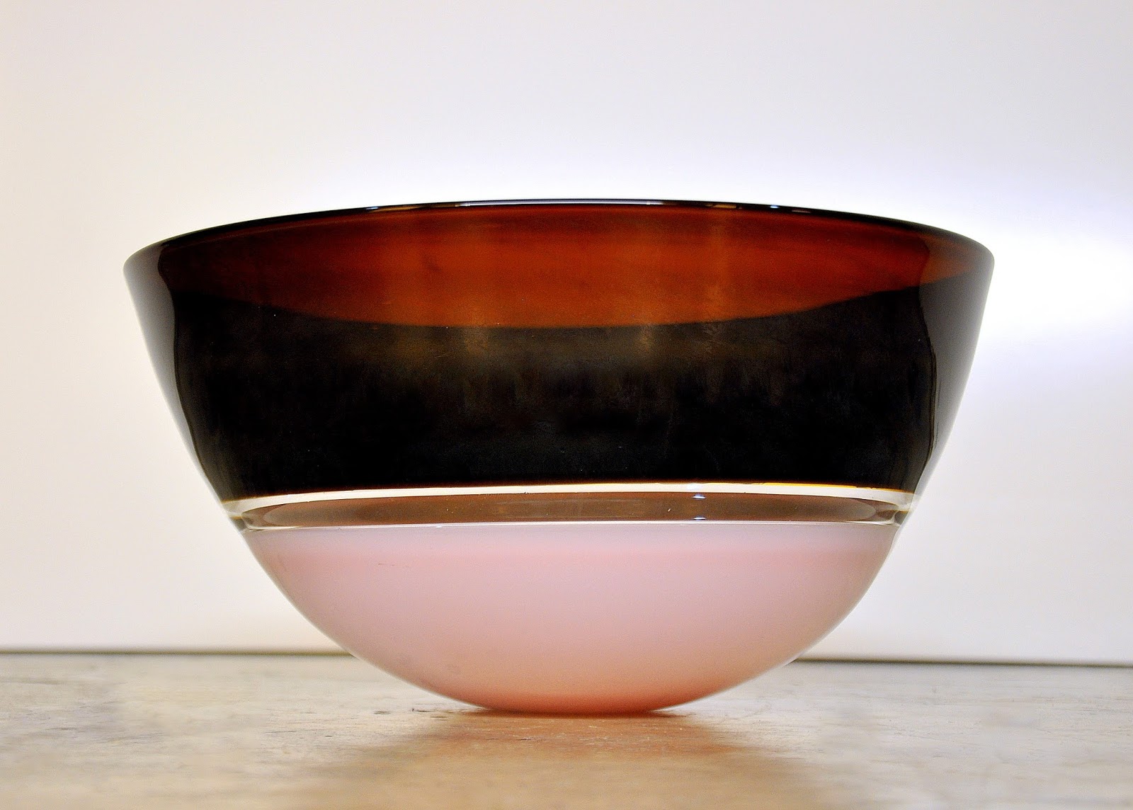 SELECT MODERN: Sonja Blomdahl Incalmo Art Glass Bowl