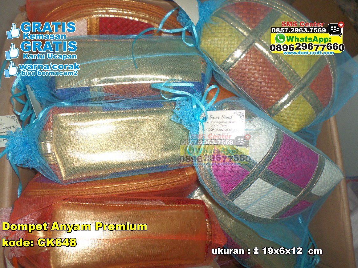 Dompet Anyam Premium | Souvenir Pernikahan