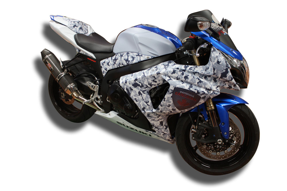 Digital Camo Bike Wrap - Eminent Custom Graphics inc.