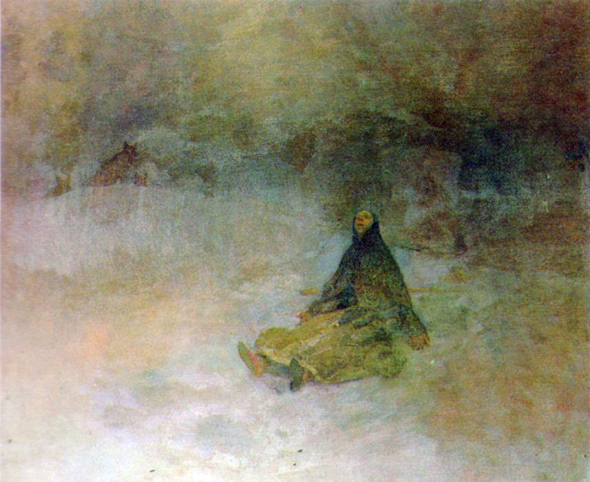 Alphonse Mucha Spring Night