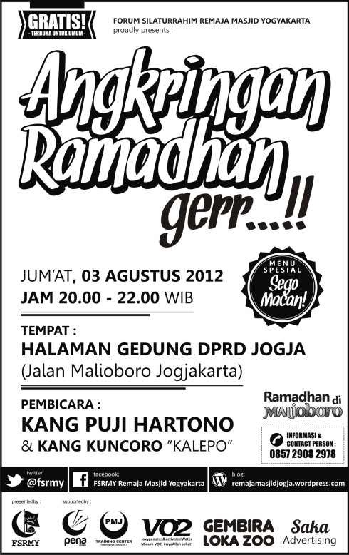 Contoh Desain Poster Kegiatan Remaja Masjid - Yuris Saputra