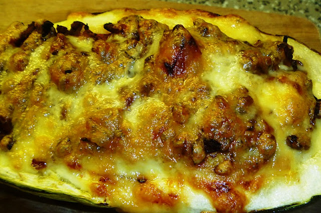 The Vegetarian Experience: Baked Stuffed Marrow