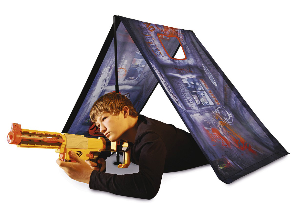 Urban Taggers.: Nerf Double Blockades + Combat Shelter