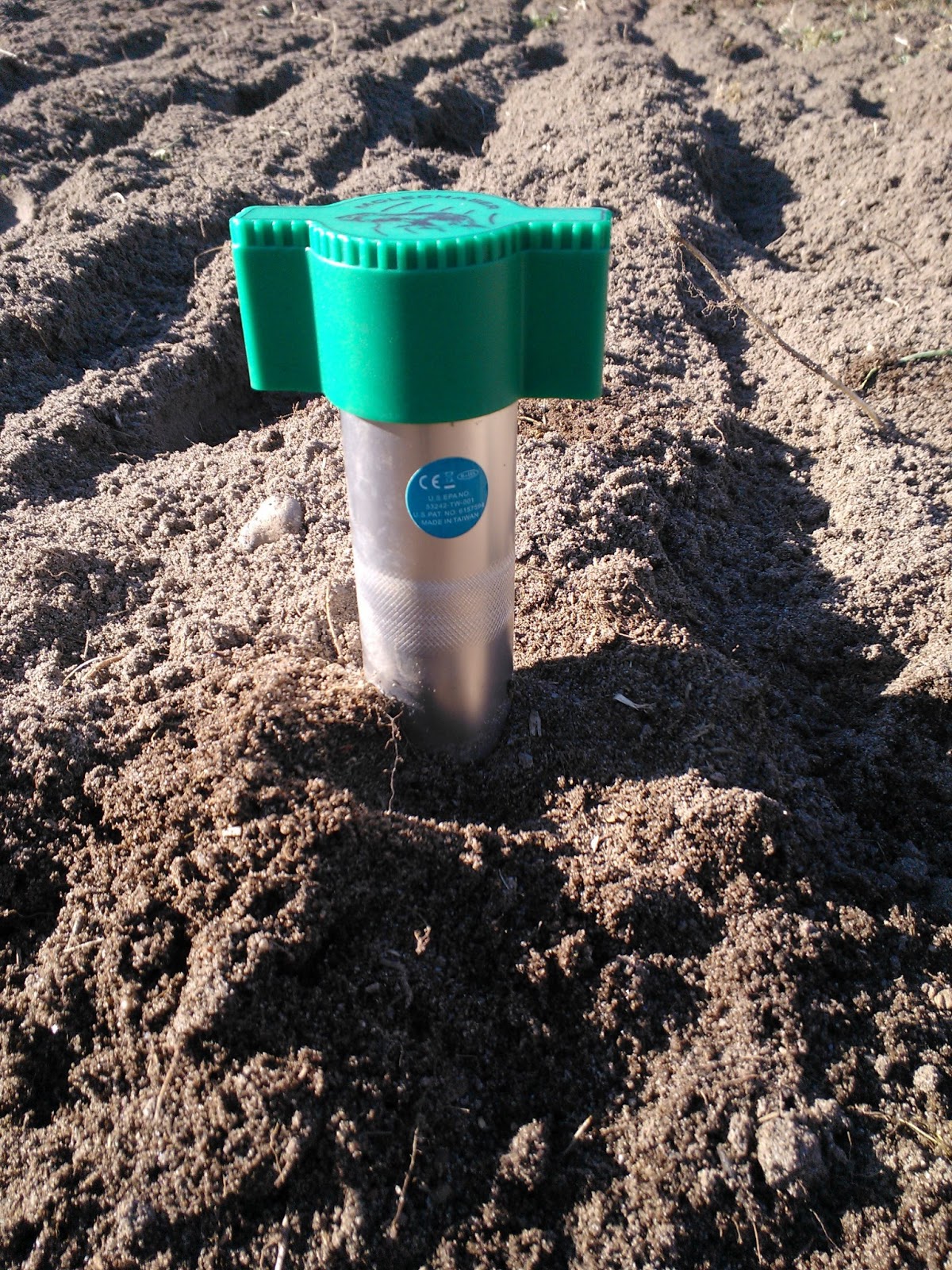 Grønsagshaven: Muldvarpeskræmmer