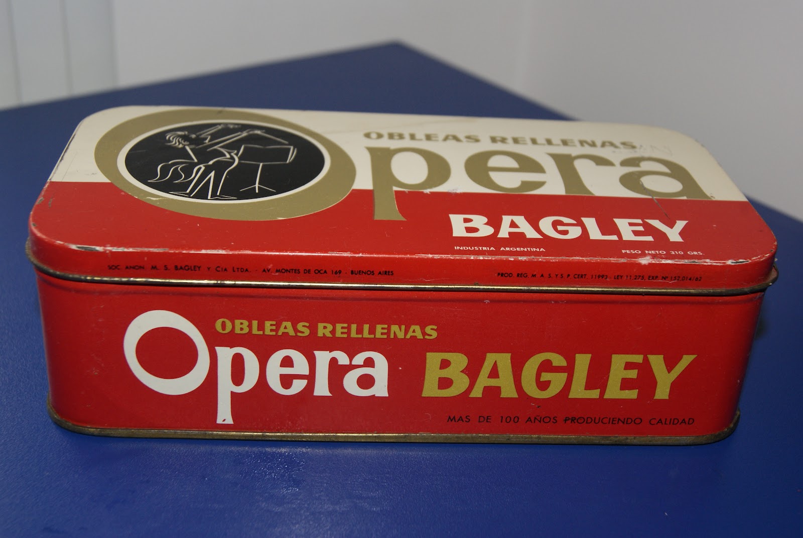 Vintageando: LATA GALLETITAS OPERA