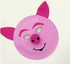 Samoga en casa: How to make a Pig mask
