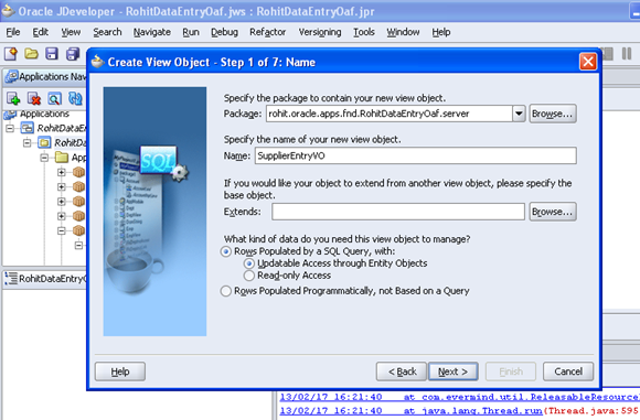 Oracle Application's Blog: How to Create oaf Page in Oracle Apps