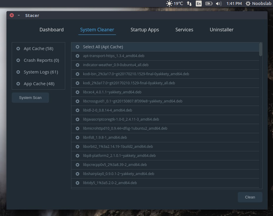 Stacer Sytem Optimizer: A Must Have Application For Ubuntu/Linux Mint ...
