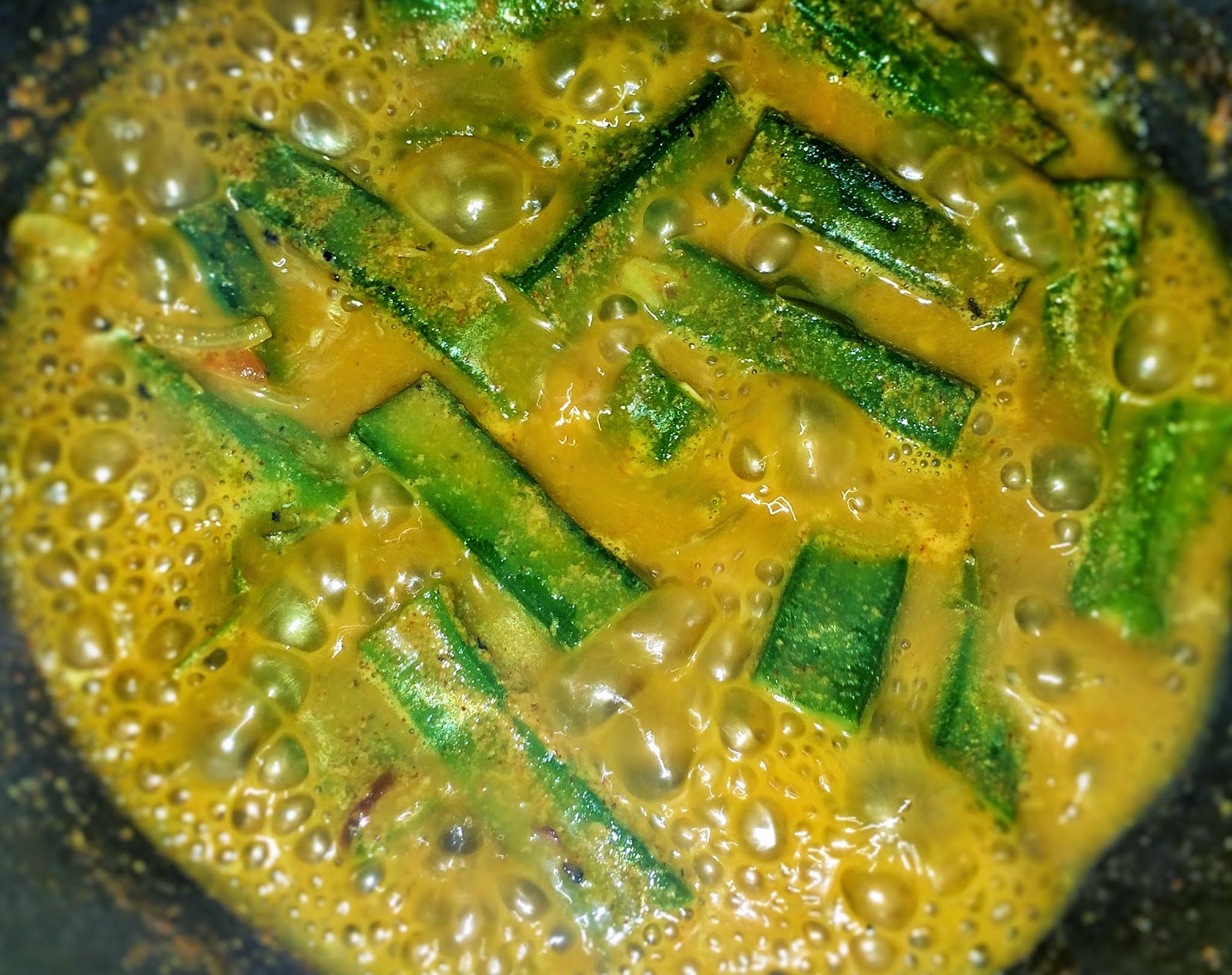 Lovelicious Kitchen: Okra Curry / Ladies Finger curry / Bandakka Curry