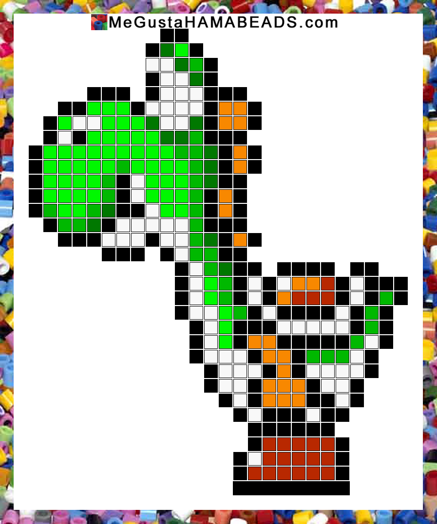 MeGustaHAMABEADS.com: Patrones Hama Beads Super Mario World parte 2