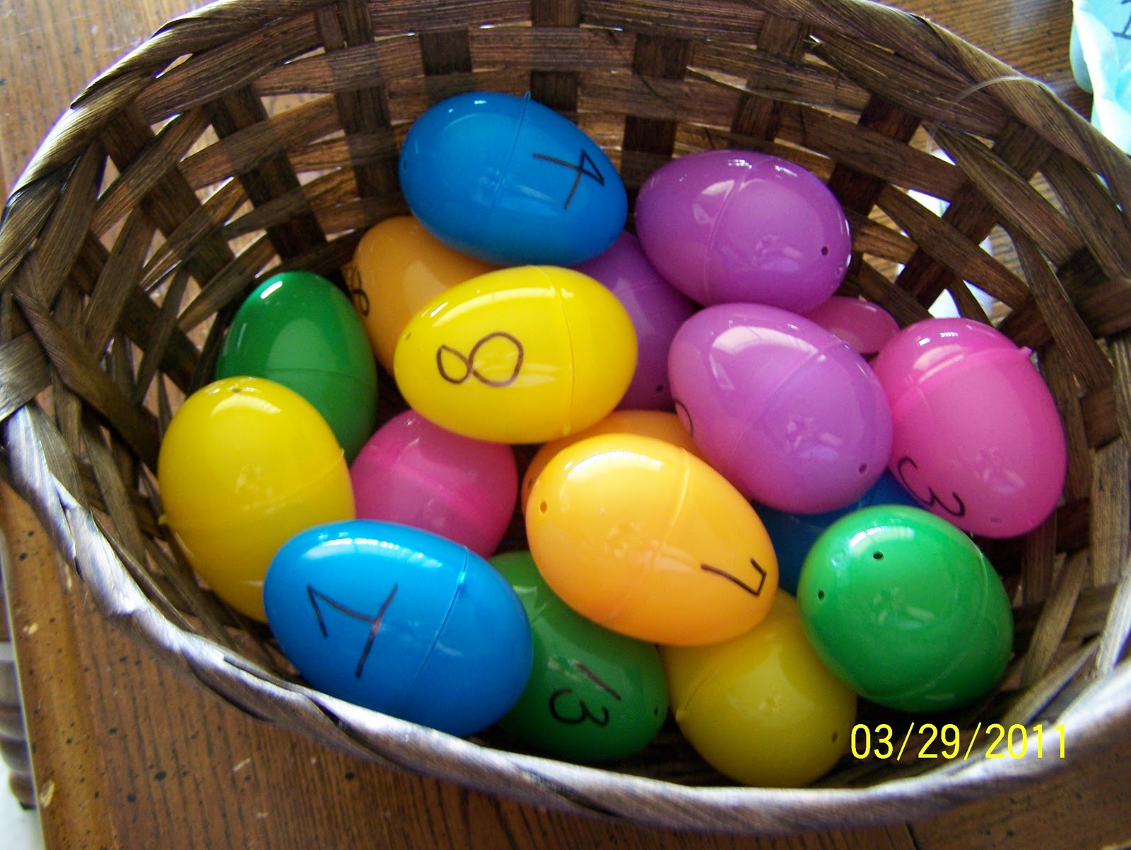 Rattles and Redheads: Easter Egg Counting Game